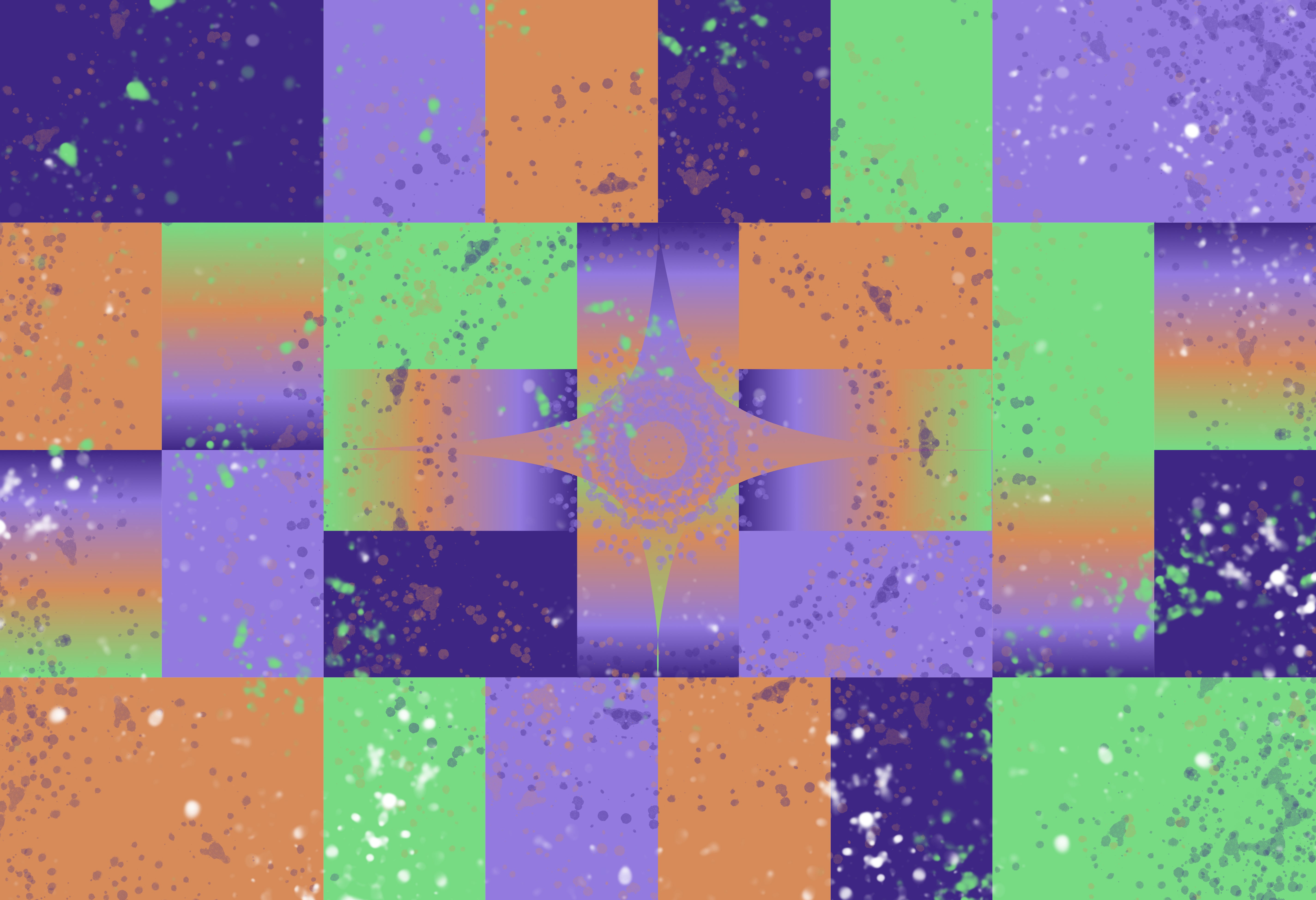 Design Collection 7705 - Purple Star Splat – Zaleski Designs