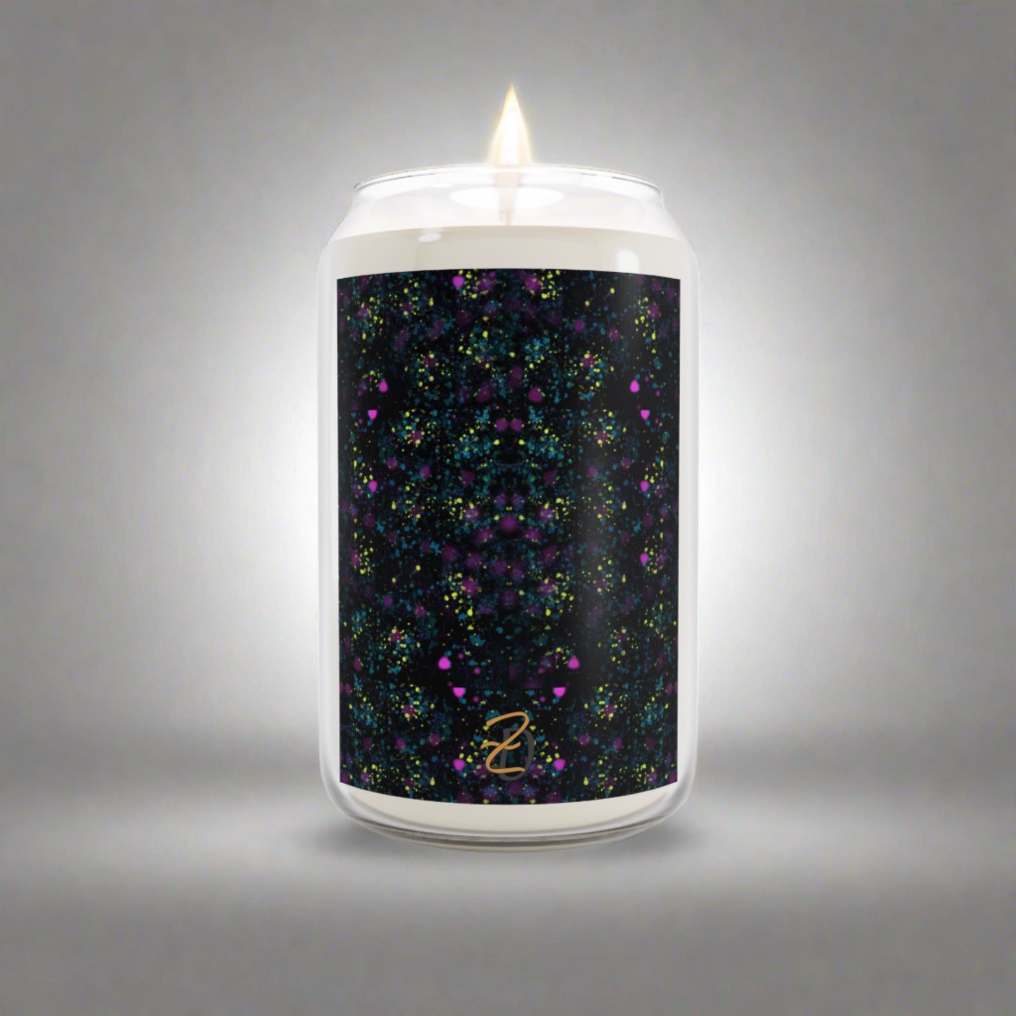 Digital Dark Splatter Scented Candle 13.75oz - Design 7703 – Zaleski ...